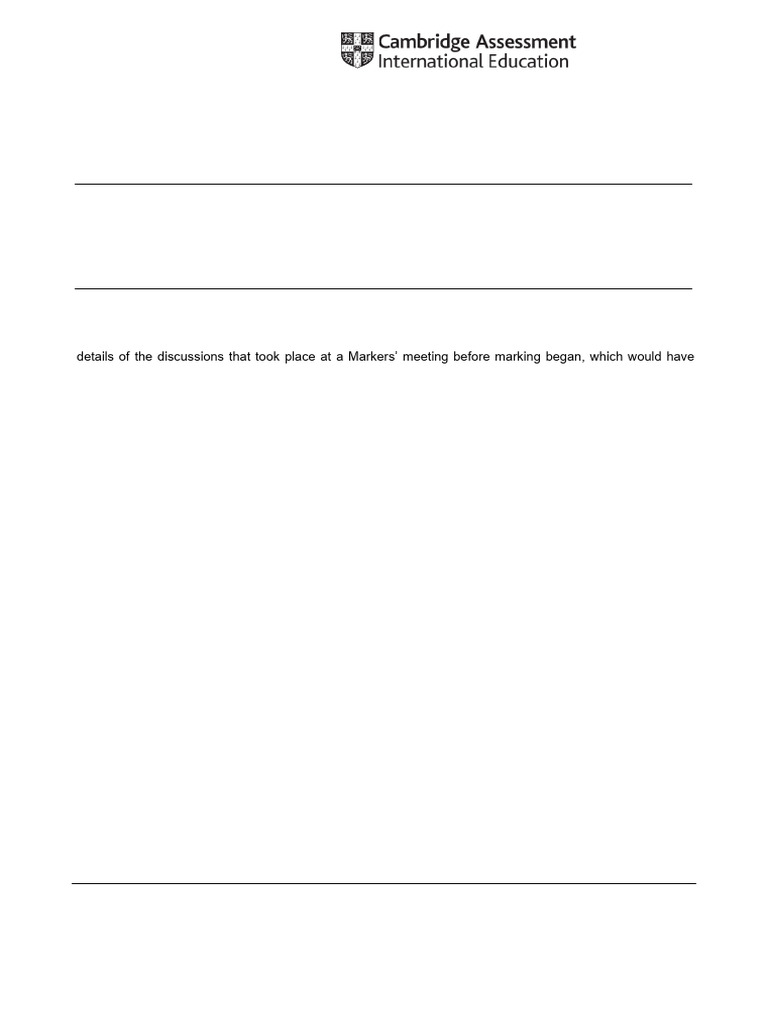 English P2 Mark Scheme | PDF