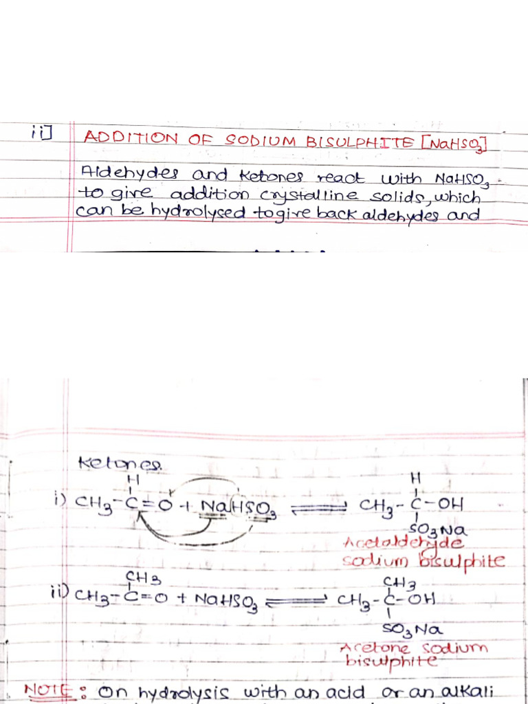 Aldehydes Ketones Lec 5 Notes | PDF