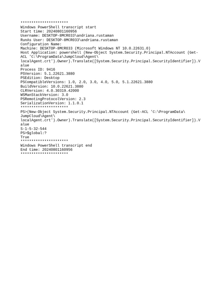 PowerShell_transcript.DESKTOP-8MCR033.qywui+El.20240801160955 | PDF