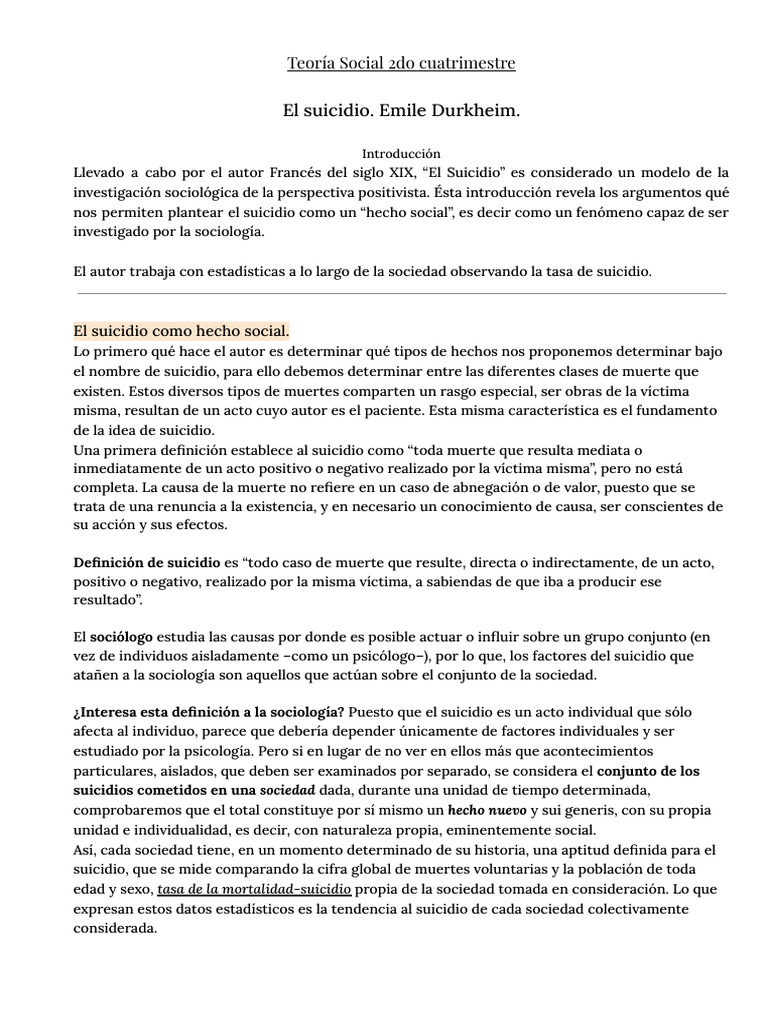 Teoria Social 2c | PDF