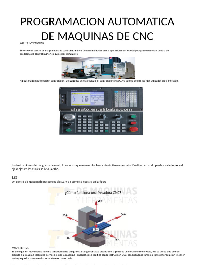 Maquina Fresadora Cnc | PDF