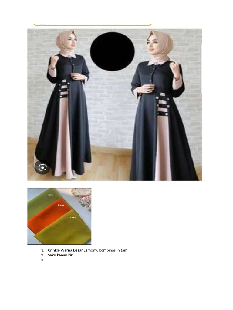 Susulan Model Baju | PDF