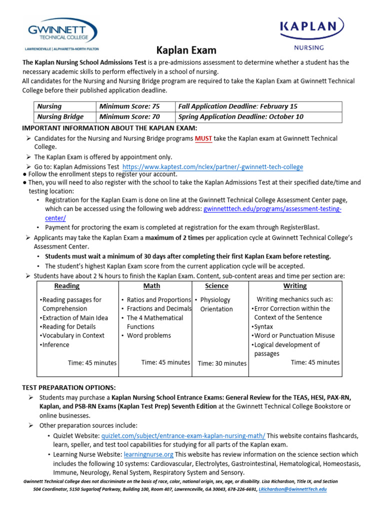 A Kaplan Handout 03-26-2024 | PDF | Nursing