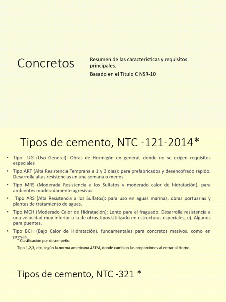 3 - Presentacion Concretos | PDF