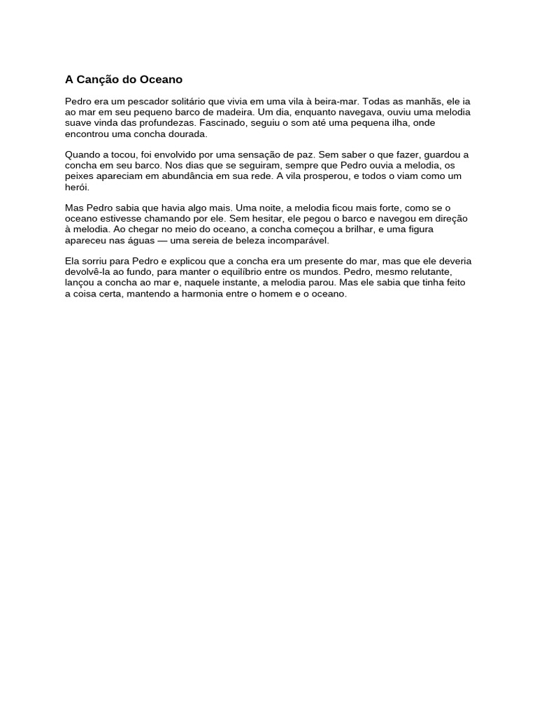 A Canção Do Oceano Pdf