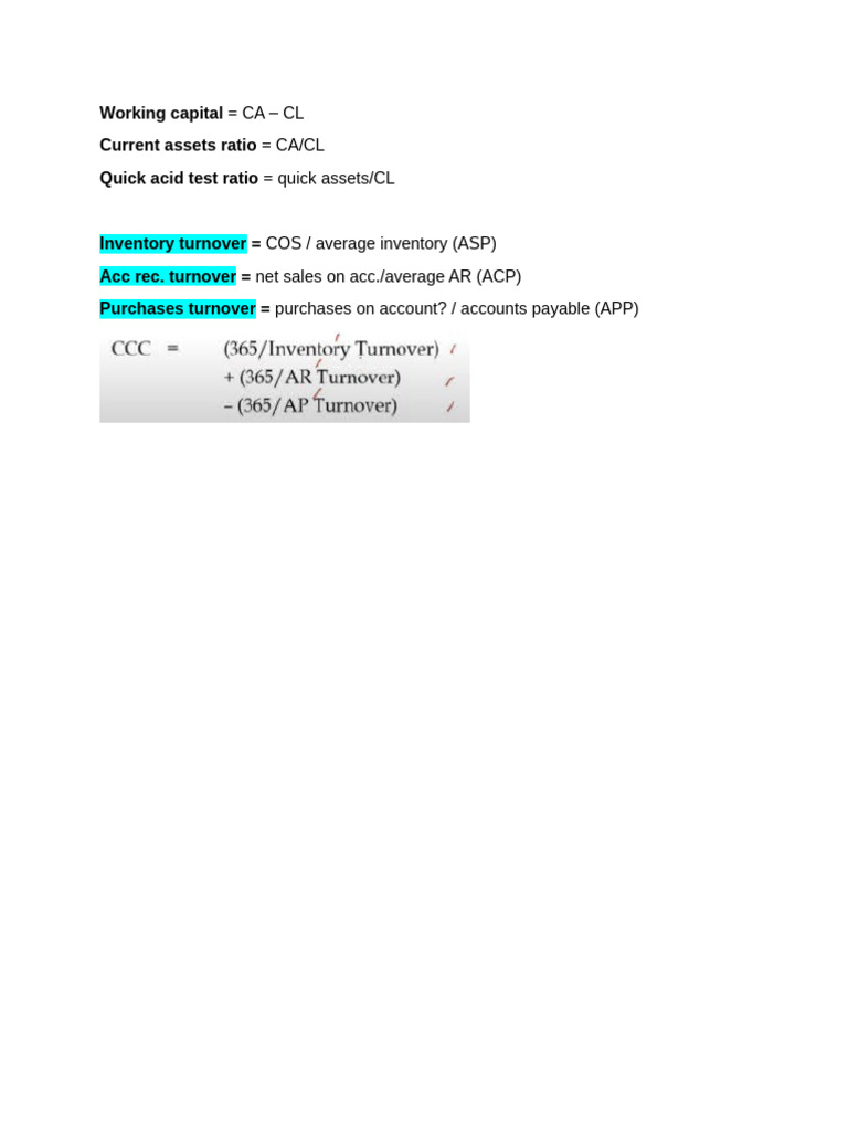 Formulas Finman | PDF