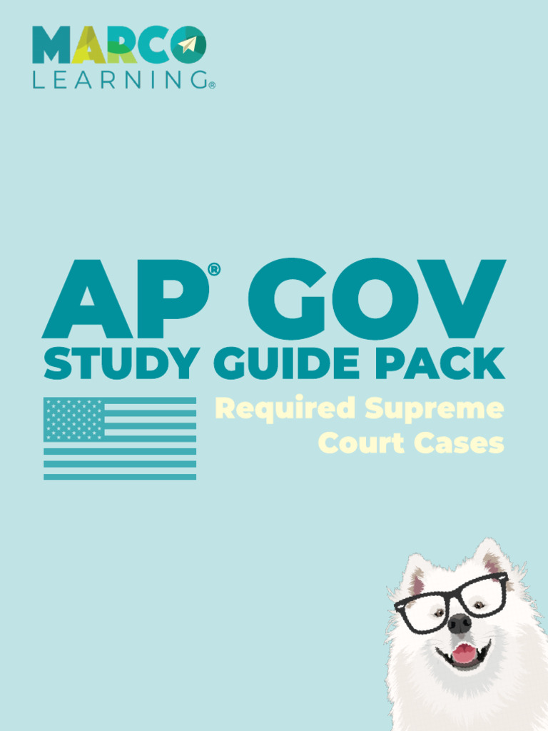 AP Gov Study Guide Pack (1) | PDF