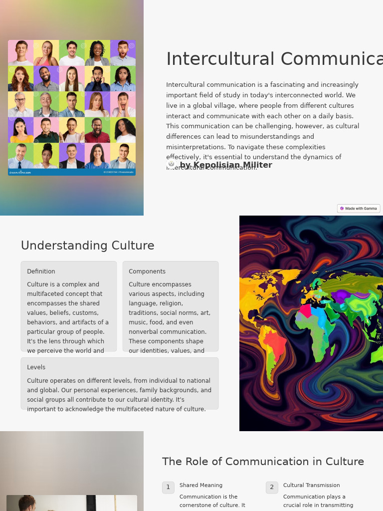 Intercultural Communication | PDF | Communication | Cross Cultural ...