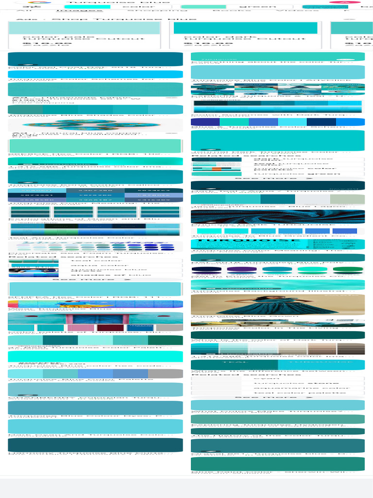 Turquoise Blue - Google Search | PDF