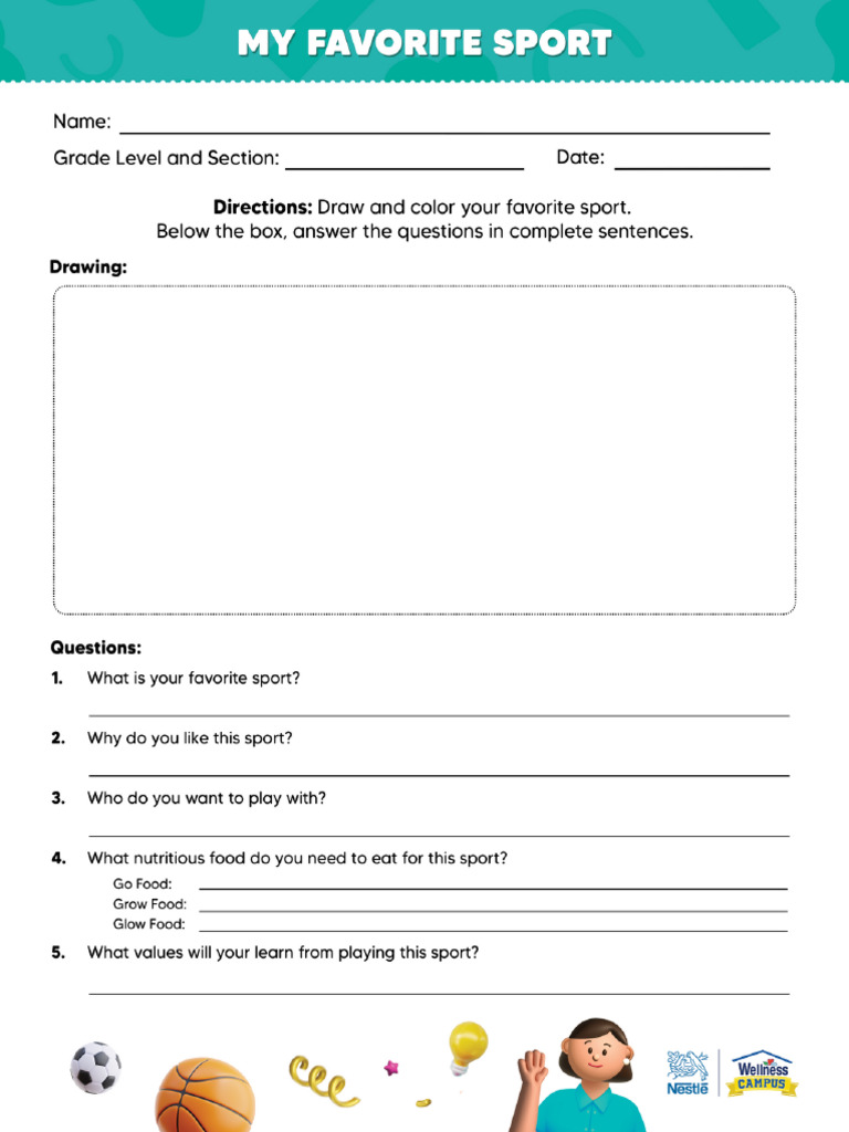 NWC Worksheet - Grade 6 | PDF