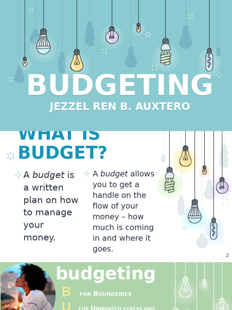 Fiscal Management Budgeting Pdf
