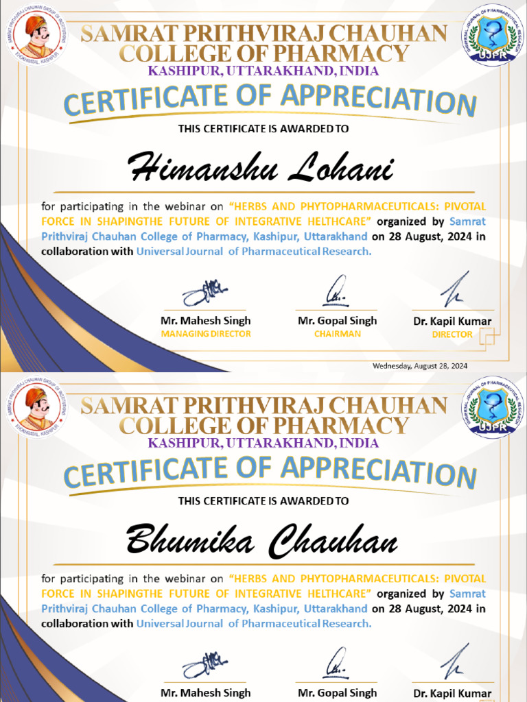 Merged Certificate | PDF