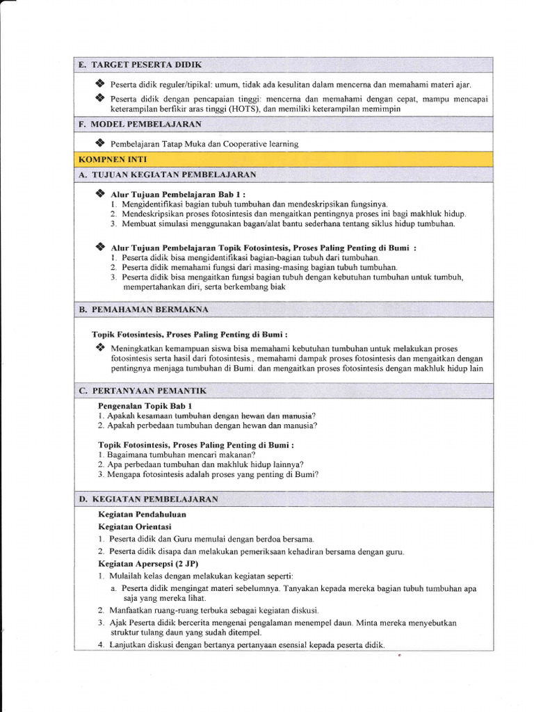 Modul Ajar Kelas 4 IPAS - 20240828 - 0002 | PDF