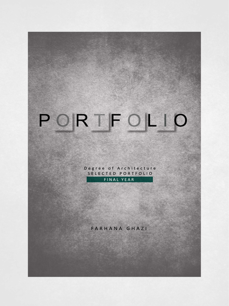 Compilation of Portfolio Sem5&6 (A3size) | PDF