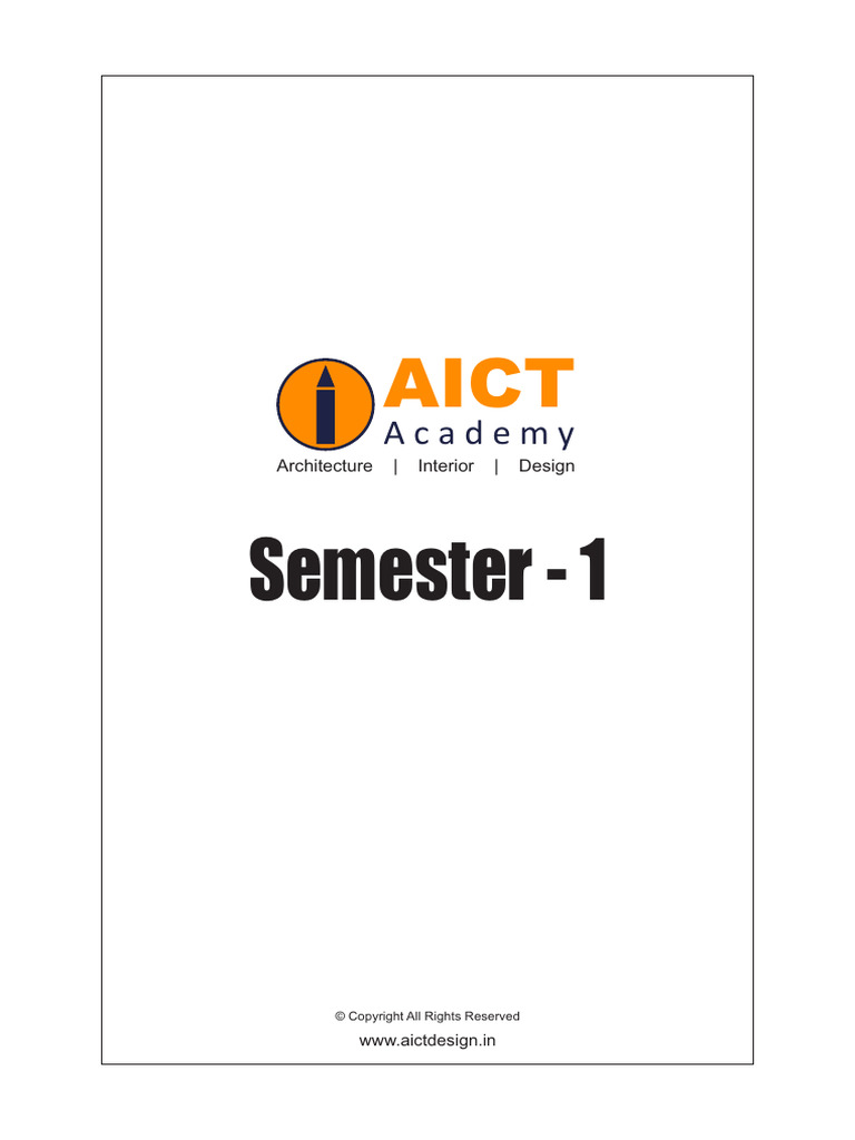 Interior Design Sem 1 | PDF