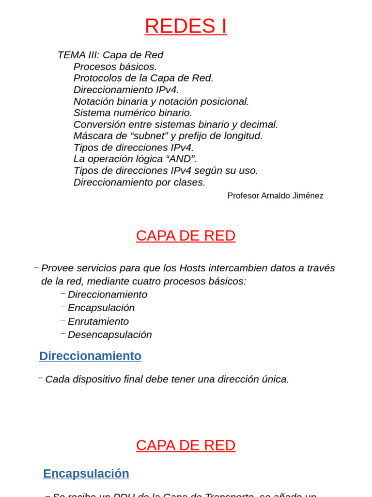 Redes 2 temas 3 | PDF