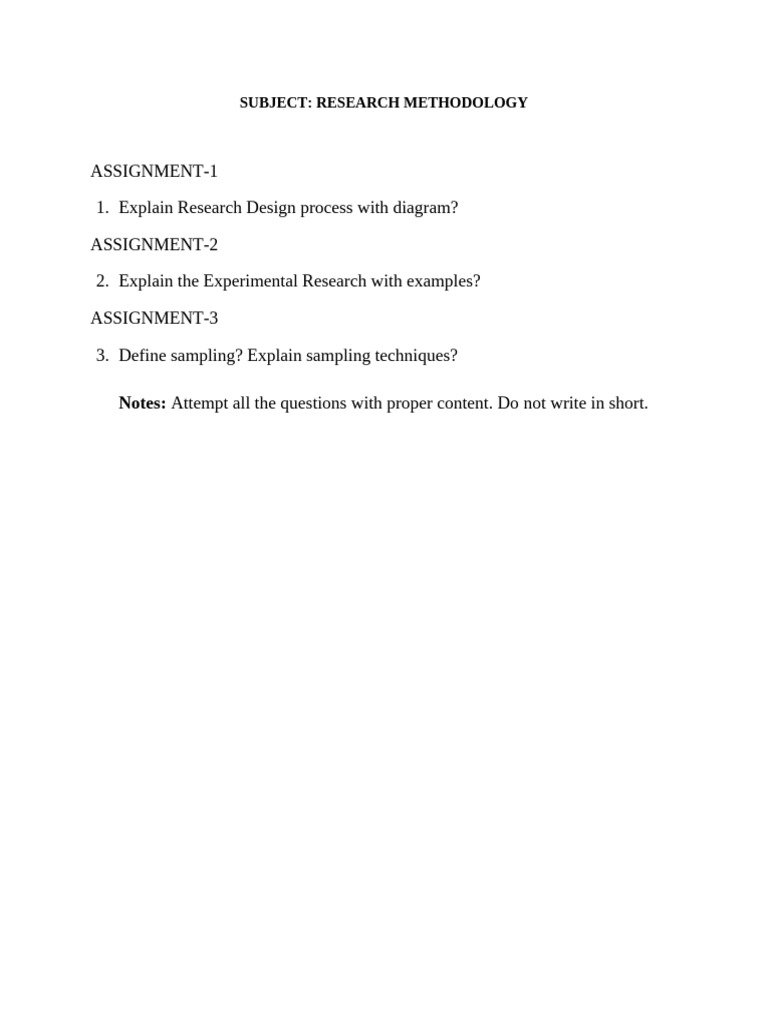 RM Assignment | PDF