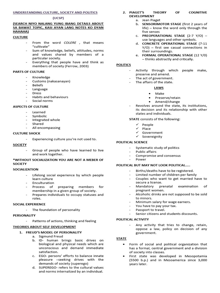 Grade-12 Notes | PDF