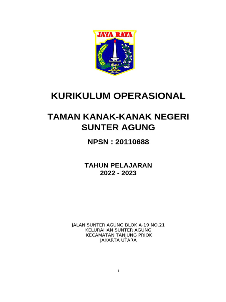 KOSP TKN Sunter Agung - Rev | PDF