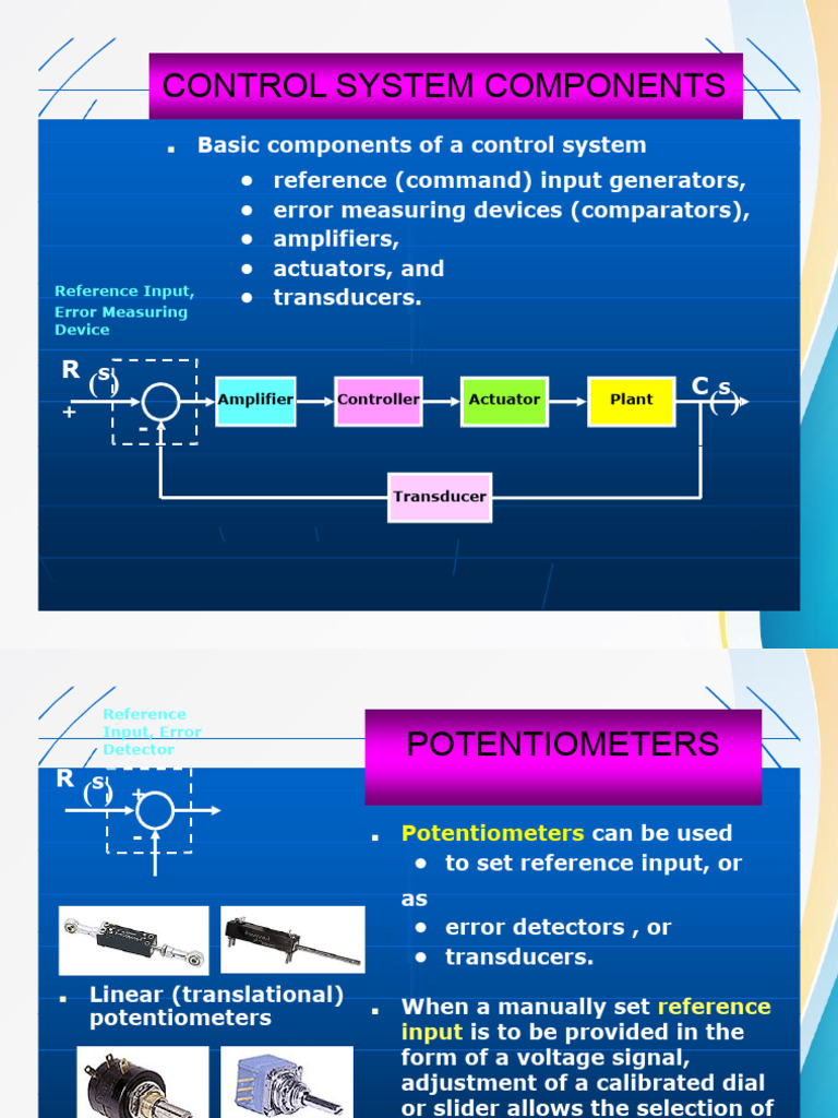 Control System Components Final | PDF