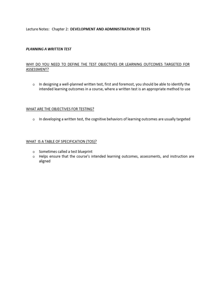 Lecture Notes 10a Educ 4 Students Copy 2024 | PDF