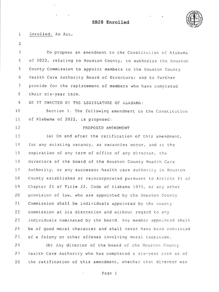 Proposed Amendment | PDF