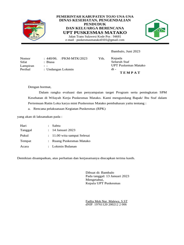 surat undangan fix | PDF