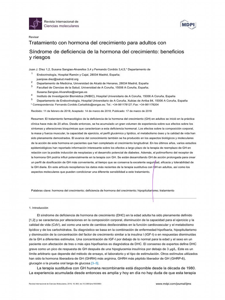 Treatment with GH for adults with GH deficiency syndrome 2 | PDF