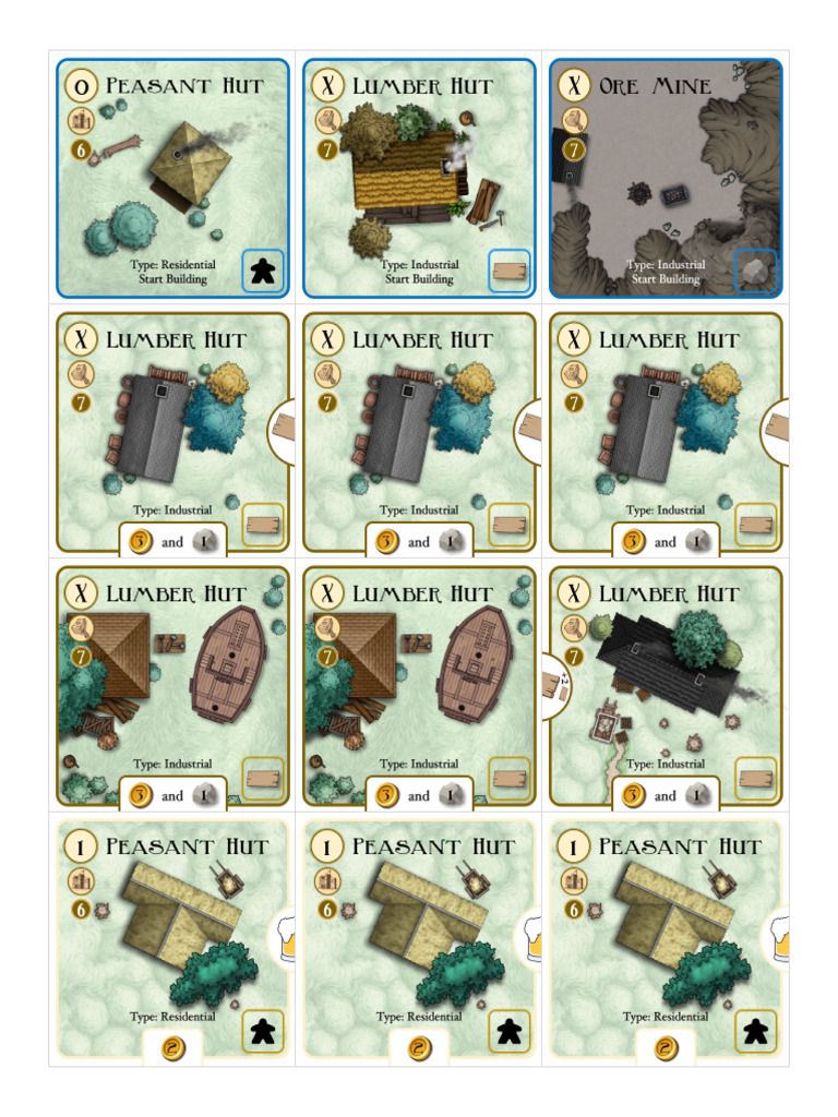 1 Village Builder Cards Final | PDF