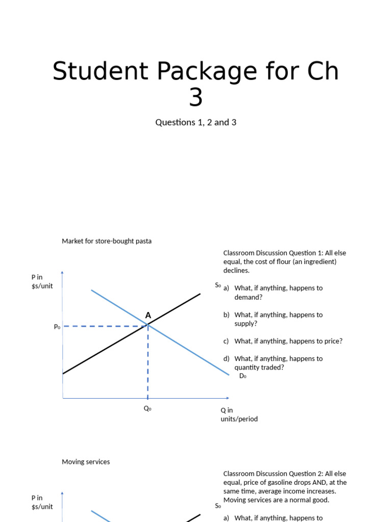 Student Package For CH 3 - Questions For Class | PDF