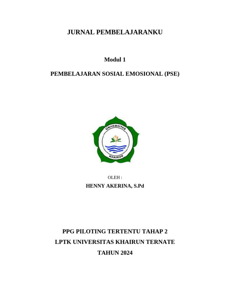 Jurnal Pembelajaranku | PDF