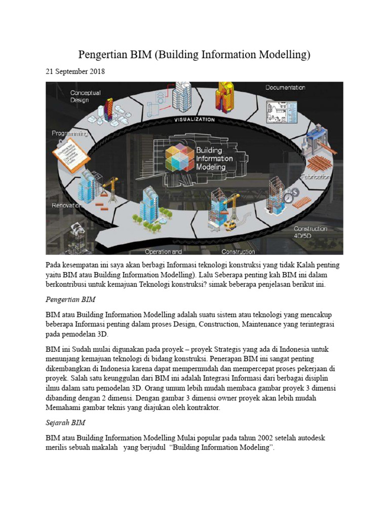 Pengertian BIM | PDF