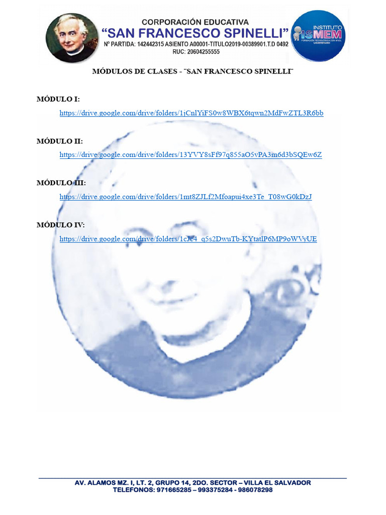 MÓDULO IV - SAN FRANCESCO SPINELLI | PDF