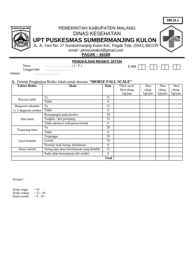Form - Skrining FR New | PDF