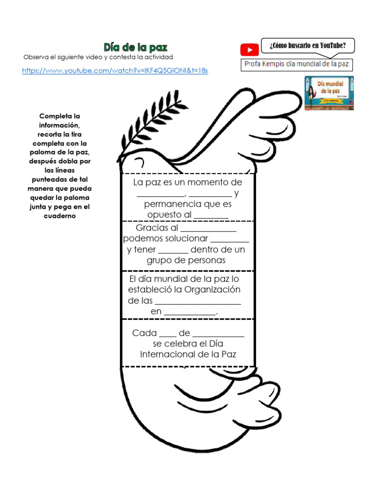 Actividad Día de La Paz | PDF