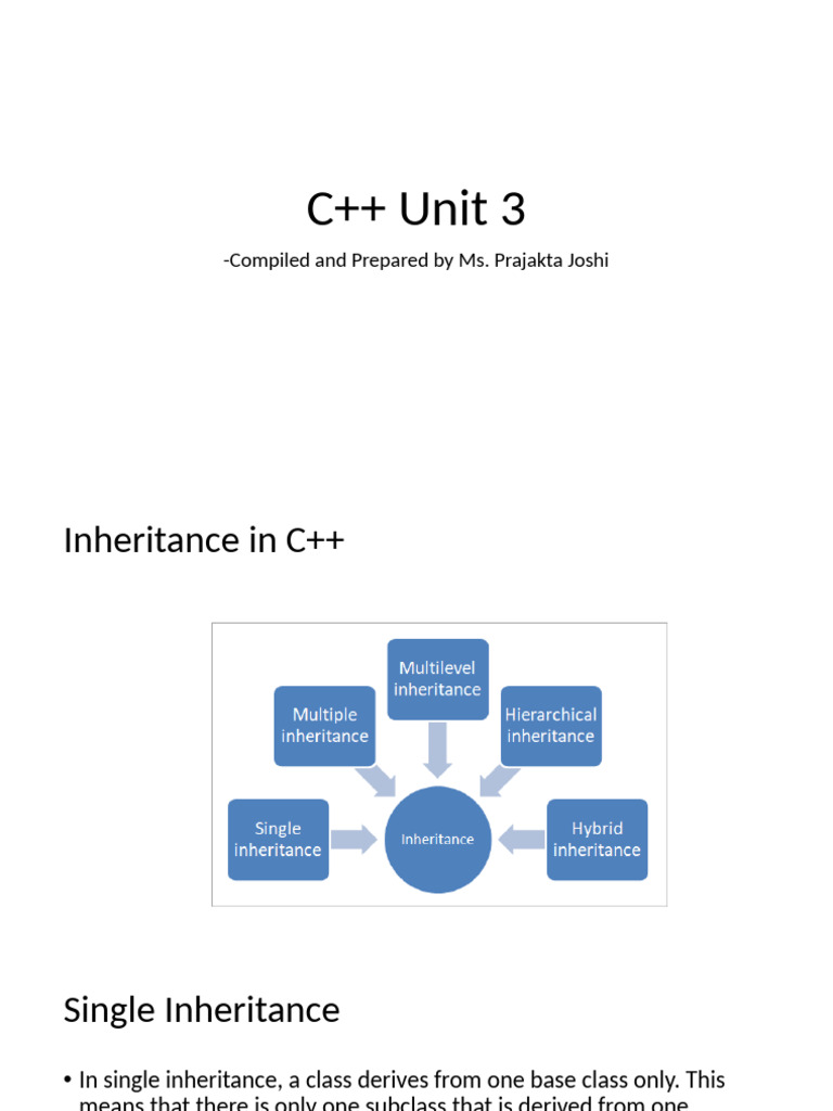 C++ Unit3 | PDF