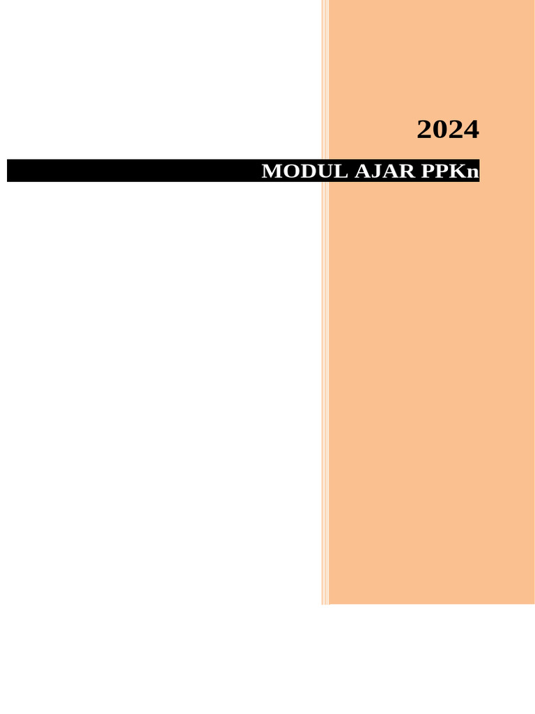 Modul Ajar PPKN Kelas 3 | PDF