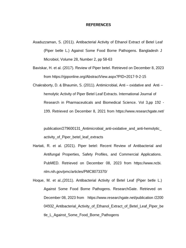 Reference Final | PDF