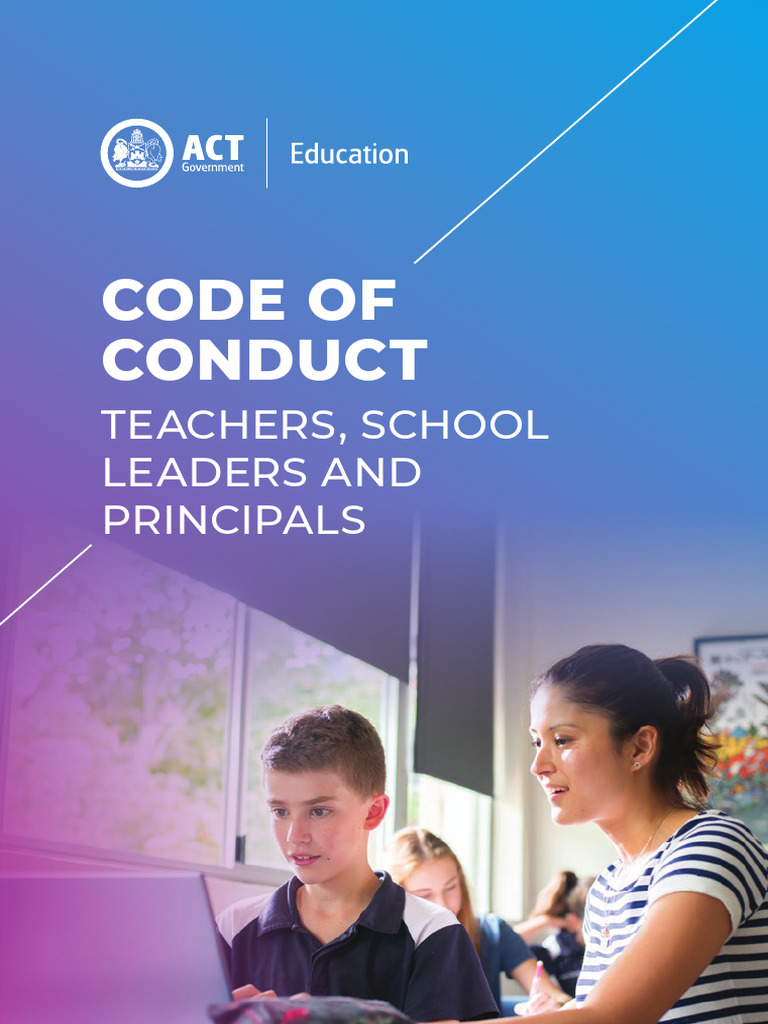 Code of Conduct For Teachers, School Leaders and Principals | PDF