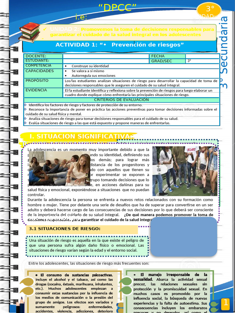 3° DPCC - Actv.01-Unid.2 2024 | PDF
