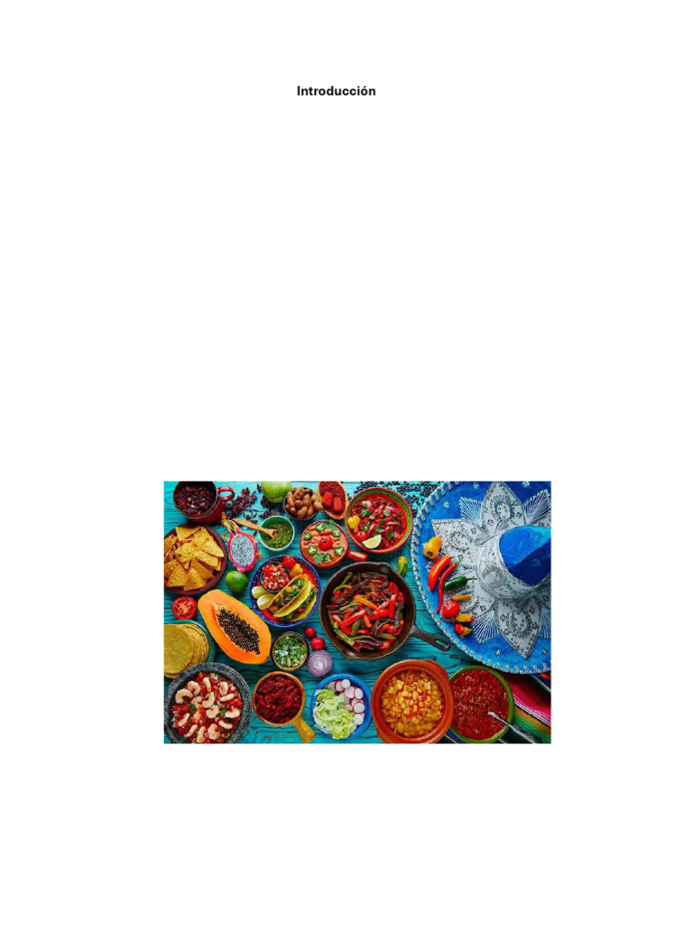 Introducción | PDF | Cocina mexicana | Cocina