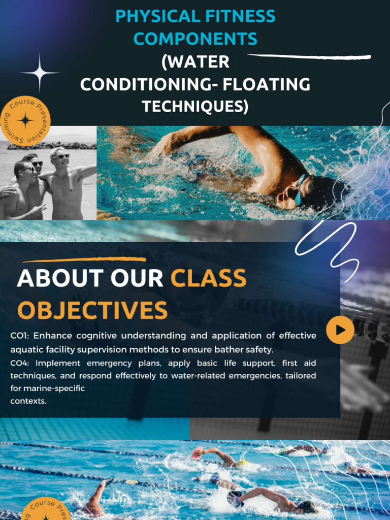 Physical Fitness Components Water Conditioning Floating Techniques Compressed | PDF