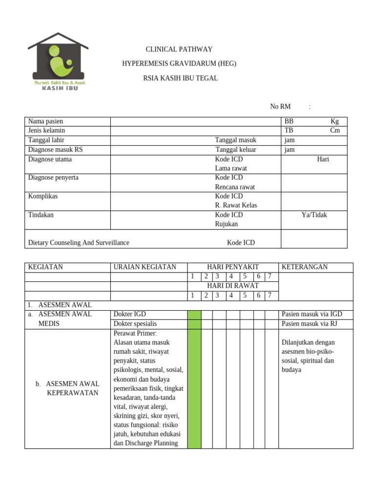 Clinical Pathway Heg Edit | PDF
