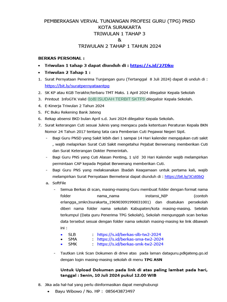 Nyicll Pemberkasan TW 2 | PDF