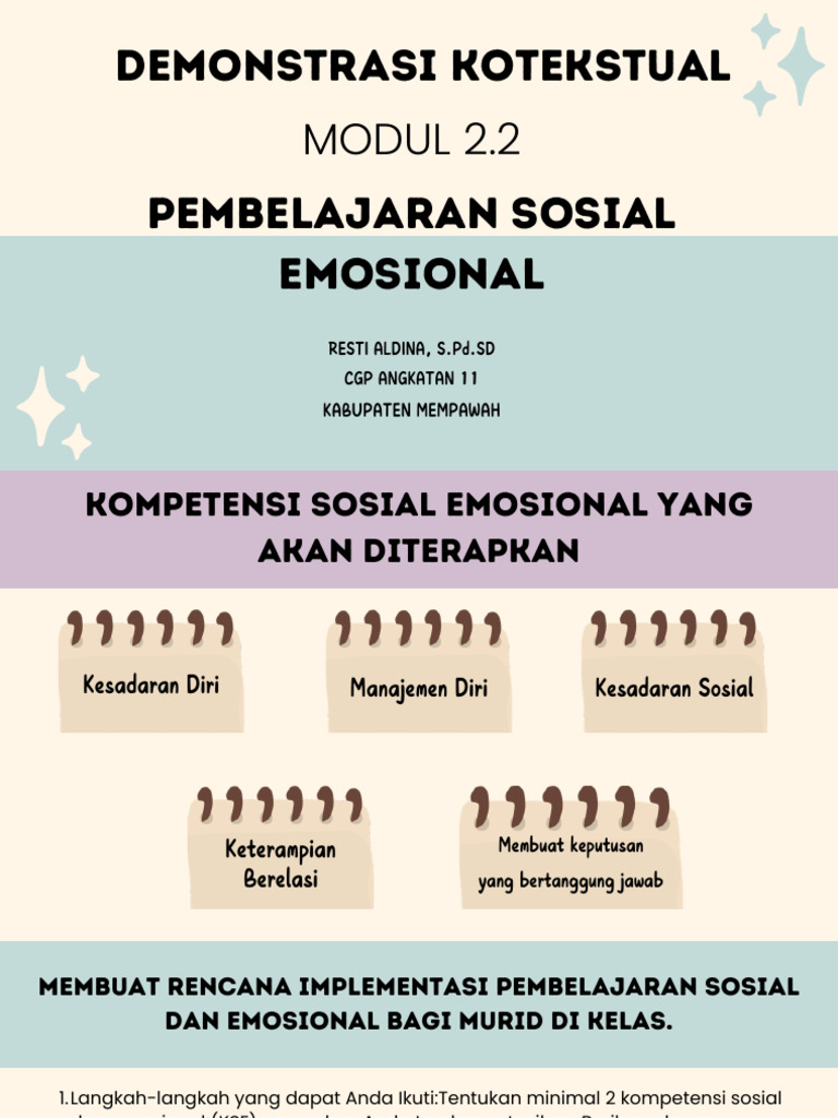 Demonstrasi Kontekstual Modul 2.2 | PDF