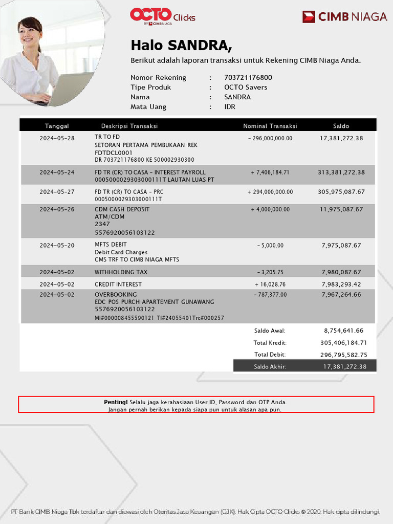 CASA_STATEMENT_MEI 2024 | PDF