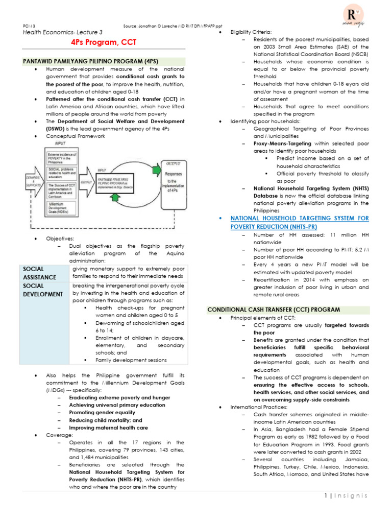 Insignis PCM3 4Ps and UHC | PDF