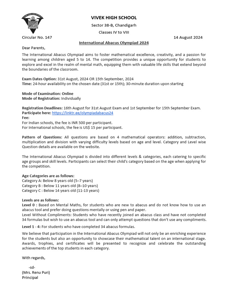 Circular 20240814133706 Circular No.147 - International Abacus Olympiad ...