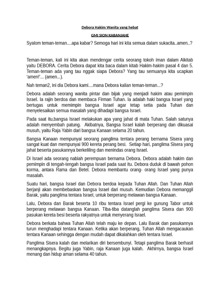 Debora | PDF