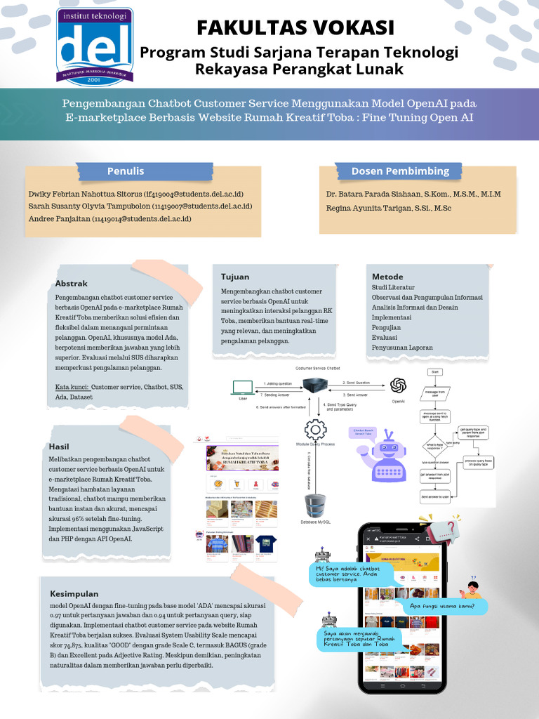 Poster - Chatbot RK Toba | PDF